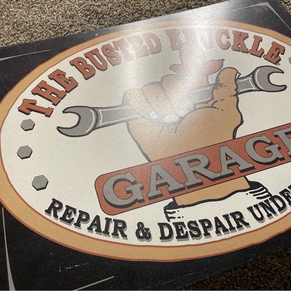 Source Unknown | Wall Decor | Vintage Busted Knuckle Garage Mechanic ...